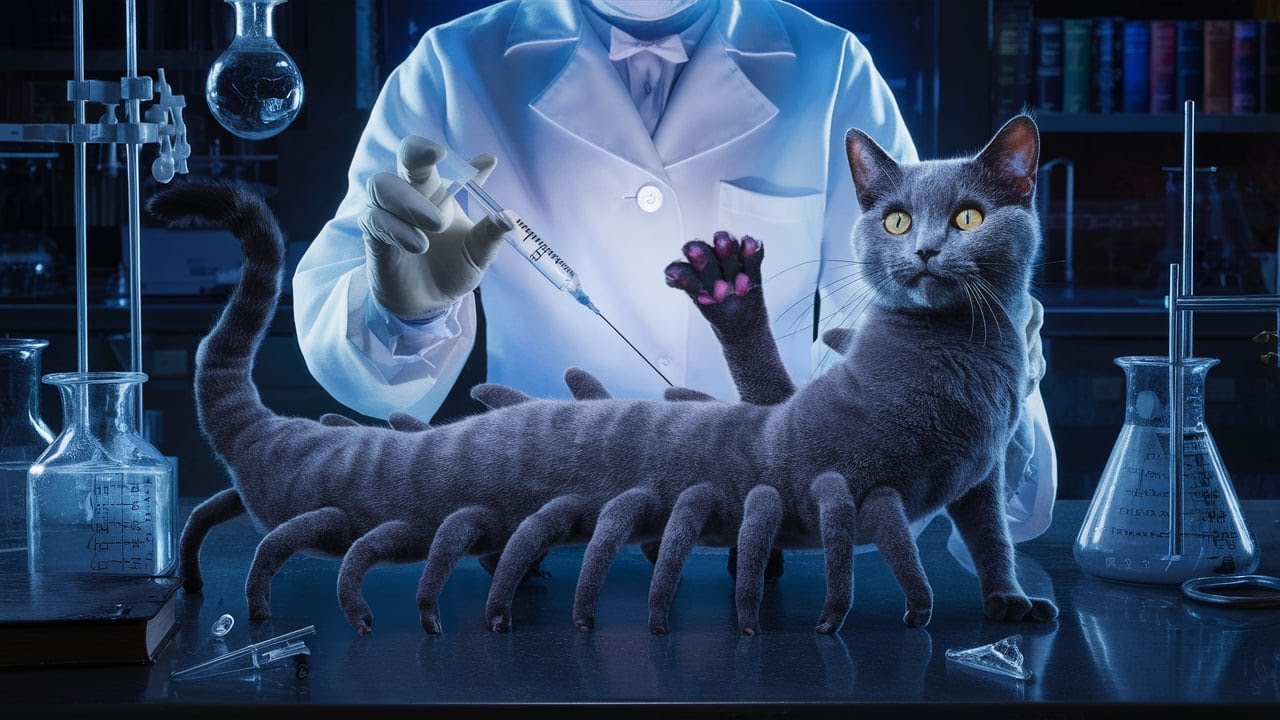 Genetically modified cats! Humanity is to blame for everything!😿😭 - YouTube