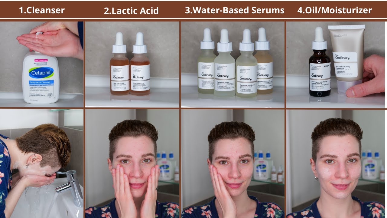 How to use The Ordinary Lactic Acid 5% or 10% + HA - YouTube