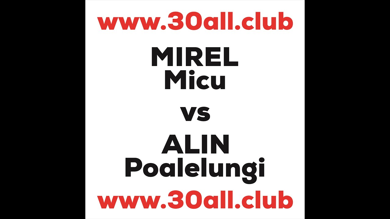 Mirel Micu vs Alin Poalelungi | 1 - 6 , 7 - 5 , 6 - 3 | 9 Mai 2016 ...