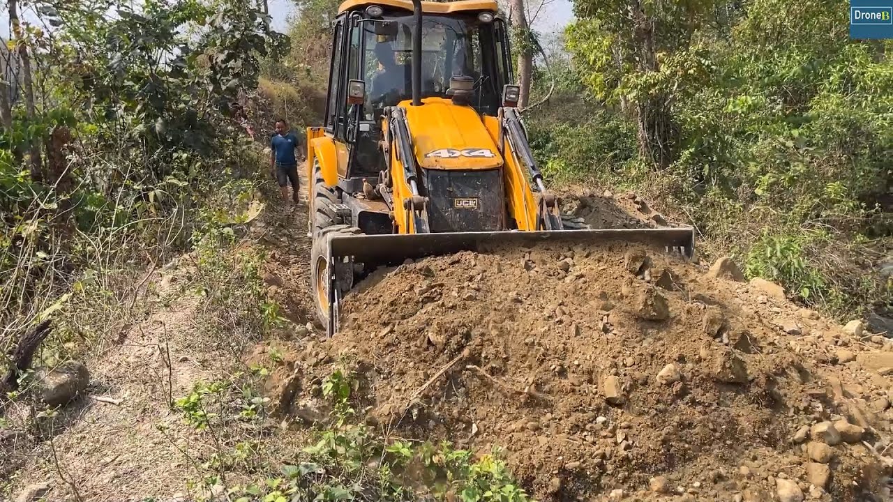 Leveling this Mountain Narrow Road is Amazing - YouTube