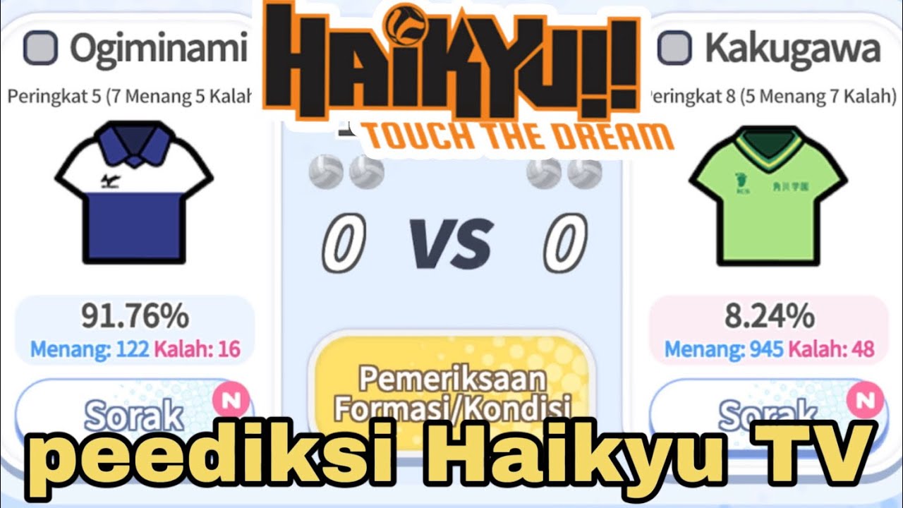 Prediksi Haikyu TV Ogiminami VS Kakugawa - HAIKYU!! Touch The Dream #26 ...