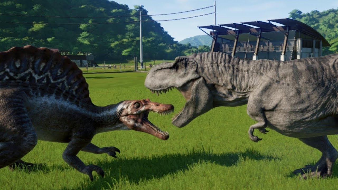 Dinosaur Gladiator Matches - Jurassic World Evolution part 04 - YouTube