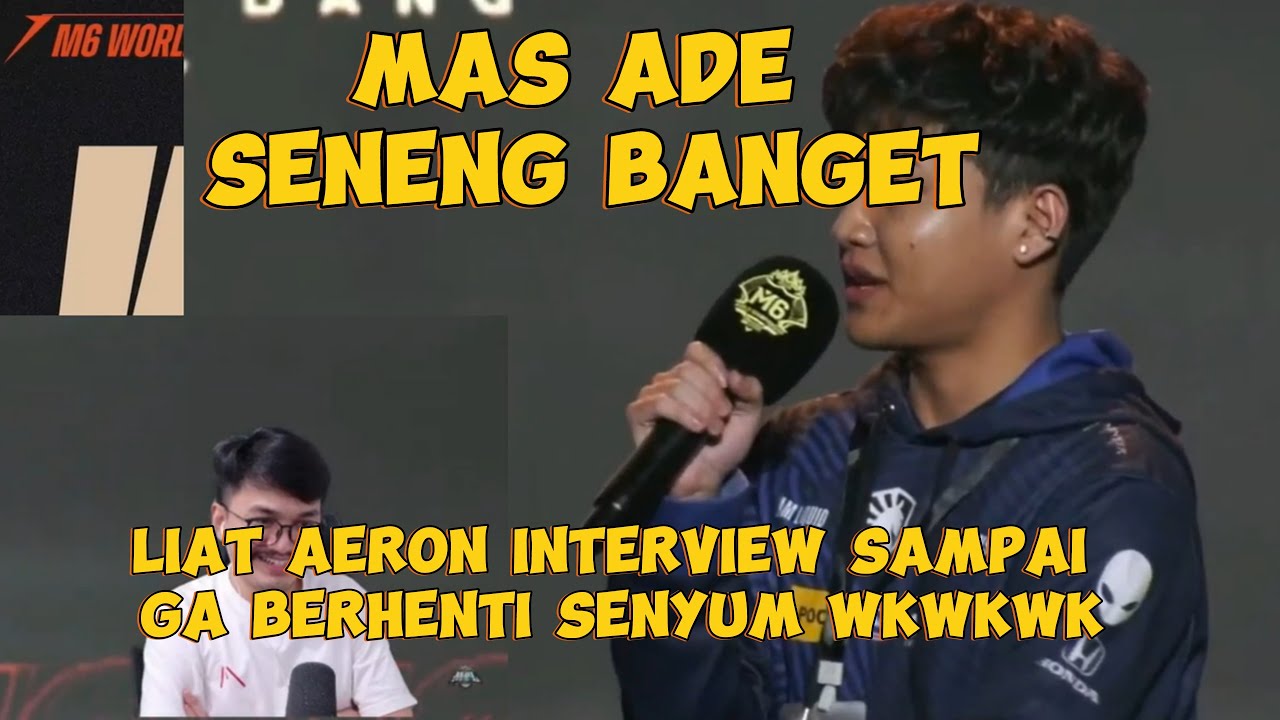 SAKING SENENGNYA MAS ADE GABISA BERHENTI SENYUM LIATIN AERON INTERVIEW ...