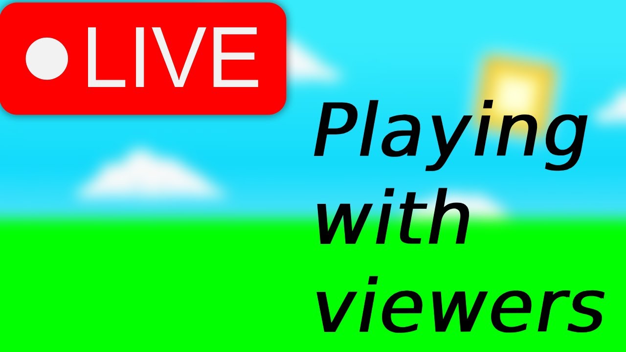 🔴Live playing with viewers - YouTube