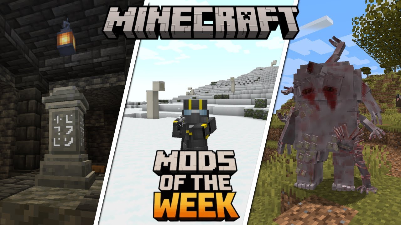 These Are The Top 5 NEWEST Minecraft Mods Of This Week - YouTube