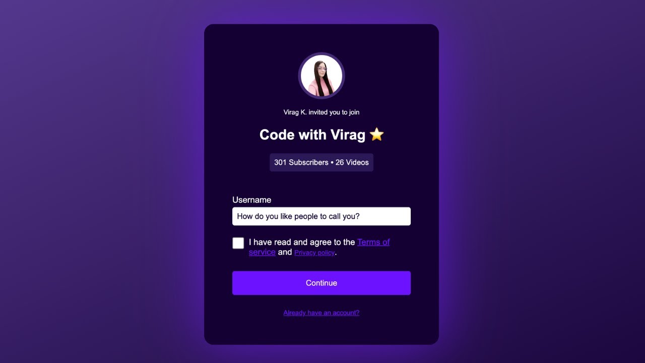 Day 17 | 100 Days Of Code | Social Invite Card - YouTube