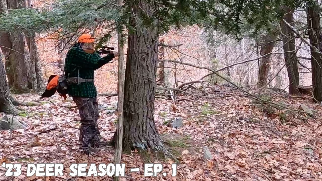 Big Woods Rifle Hunting | First BUCK of the Season! | '23 Deer Season ...