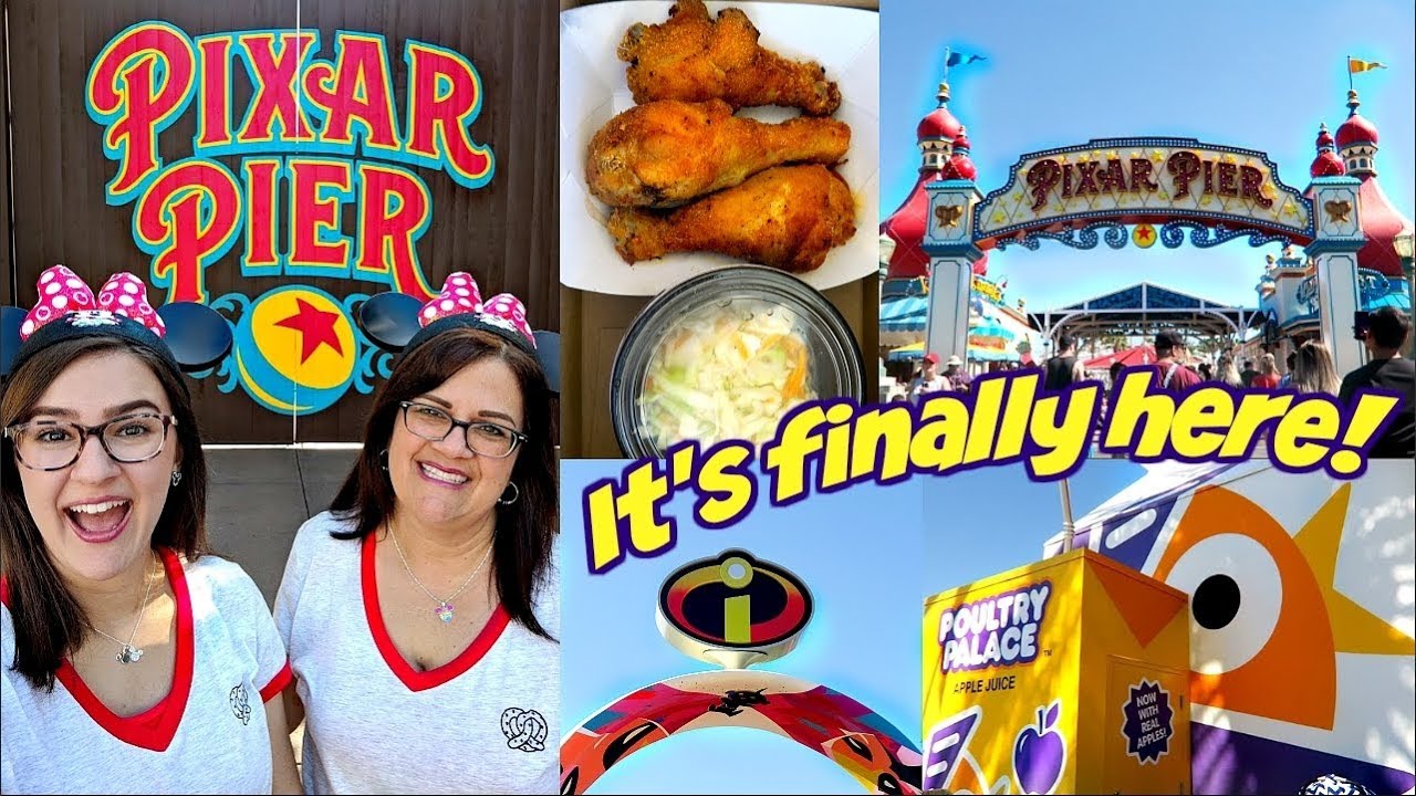 POULTRY PALACE & ALL THINGS PIXAR PIER! - Disneyland Vlog #61: PT. 1 ...