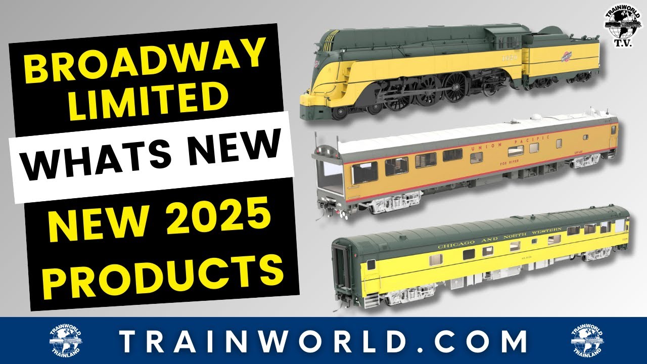 Broadway Limited - New 2025 Upcoming Products! - YouTube