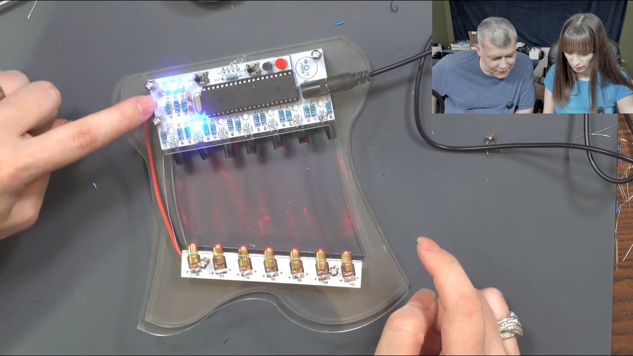 DIY HARP electronic kit - Lesson 6 - Learning electronics with Diana ...