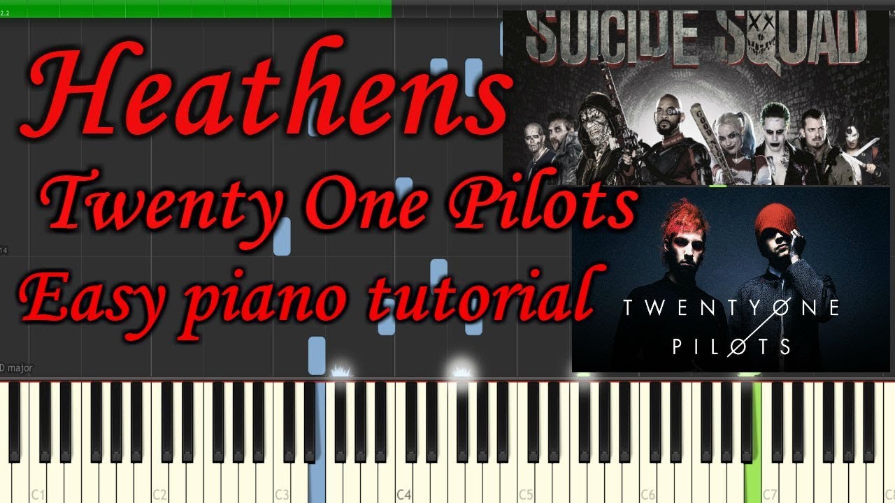 Heathens Twenty One Pilots Easy And Simple Piano Tutorial 2662