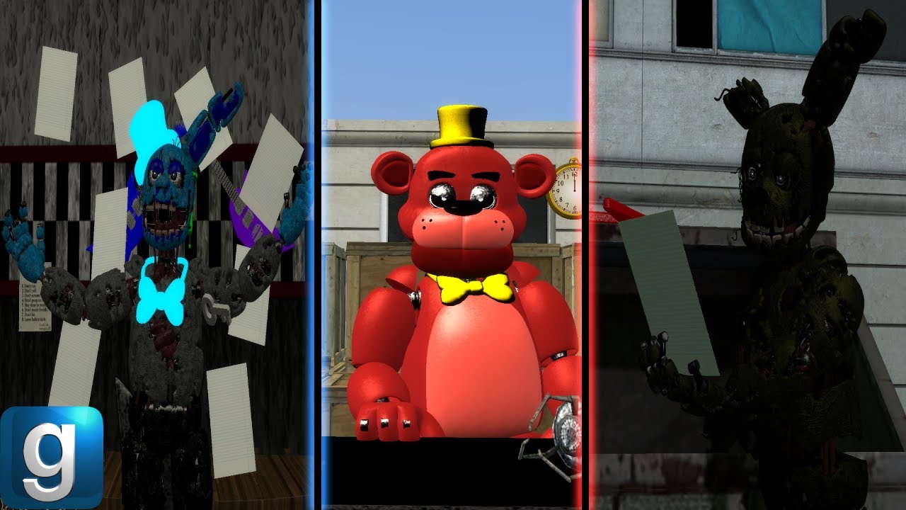 GMOD FNAF | QNA for characters! Part 2. - YouTube