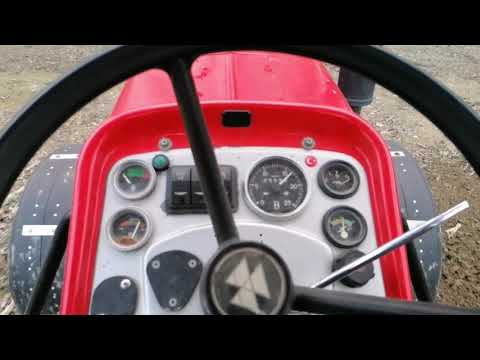 Massey ferguson 165 rototiller ile tarla performansı