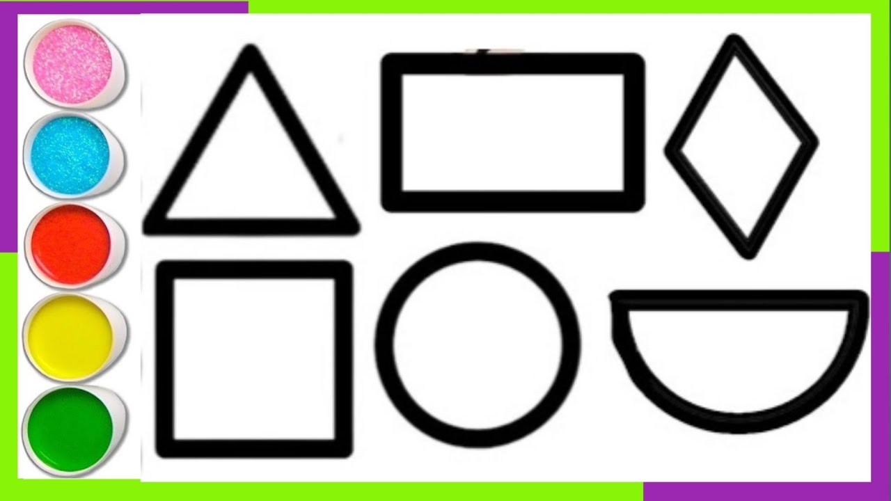 shapes for kids | shapes to draw | shapes drawing 2d shapes for kids ...