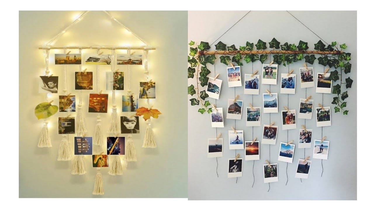 Hanging photo display wall decor | wall hanging | home decore |shadi ...