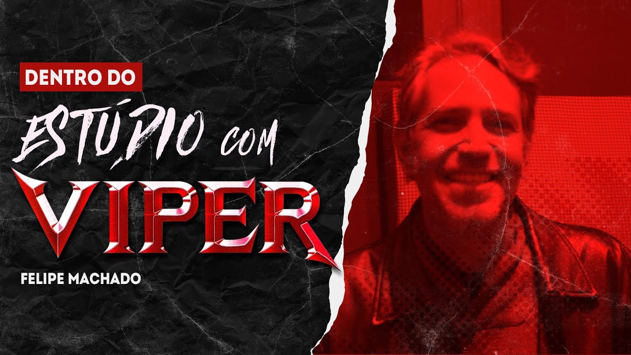 Dedilhado maldito! Felipe Machado nas gravações do novo álbum do Viper ...