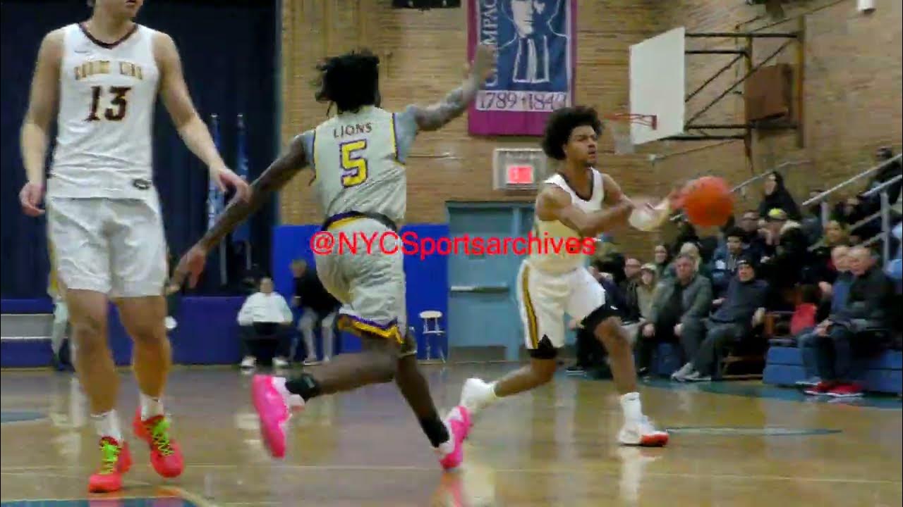 CHSAA Brooklyn Queens Boys Basketball Playoffs First Round Bishop Loughlin v Christ the King ...