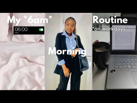 MY 6AM MORNING ROUTINE (Monday to Friday)| Working 9-5 | *realistic ...