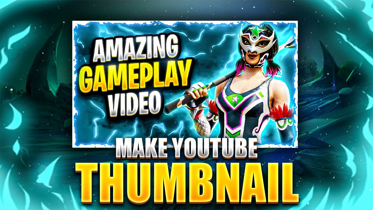 Fortnite Thumbnail Tutorial | The Graphic Hub - YouTube