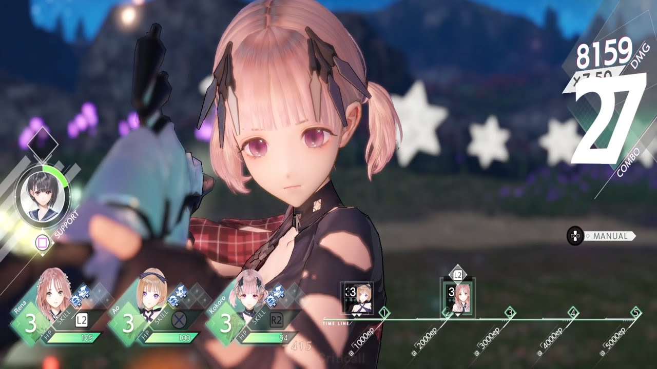 Rena's Memories & Dungeon BOSS Fights - BLUE REFLECTION TIE: Second ...