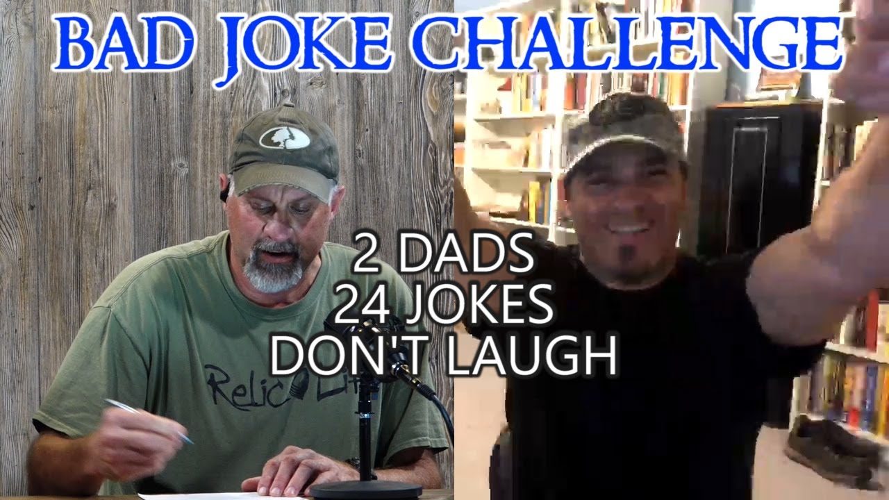 TRY NOT TO LAUGH | Bad Joke Challenge | 2 Dads & 24 Dumb Jokes | YOU ...