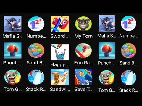 Fun race 3d,mafia sniper,number master,My tom,sand balls,tom gold run ...