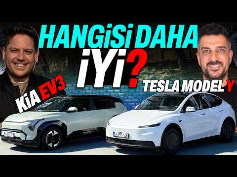 Hangisi Daha İyi? | Yeni Tesla Model Y - Kia EV3