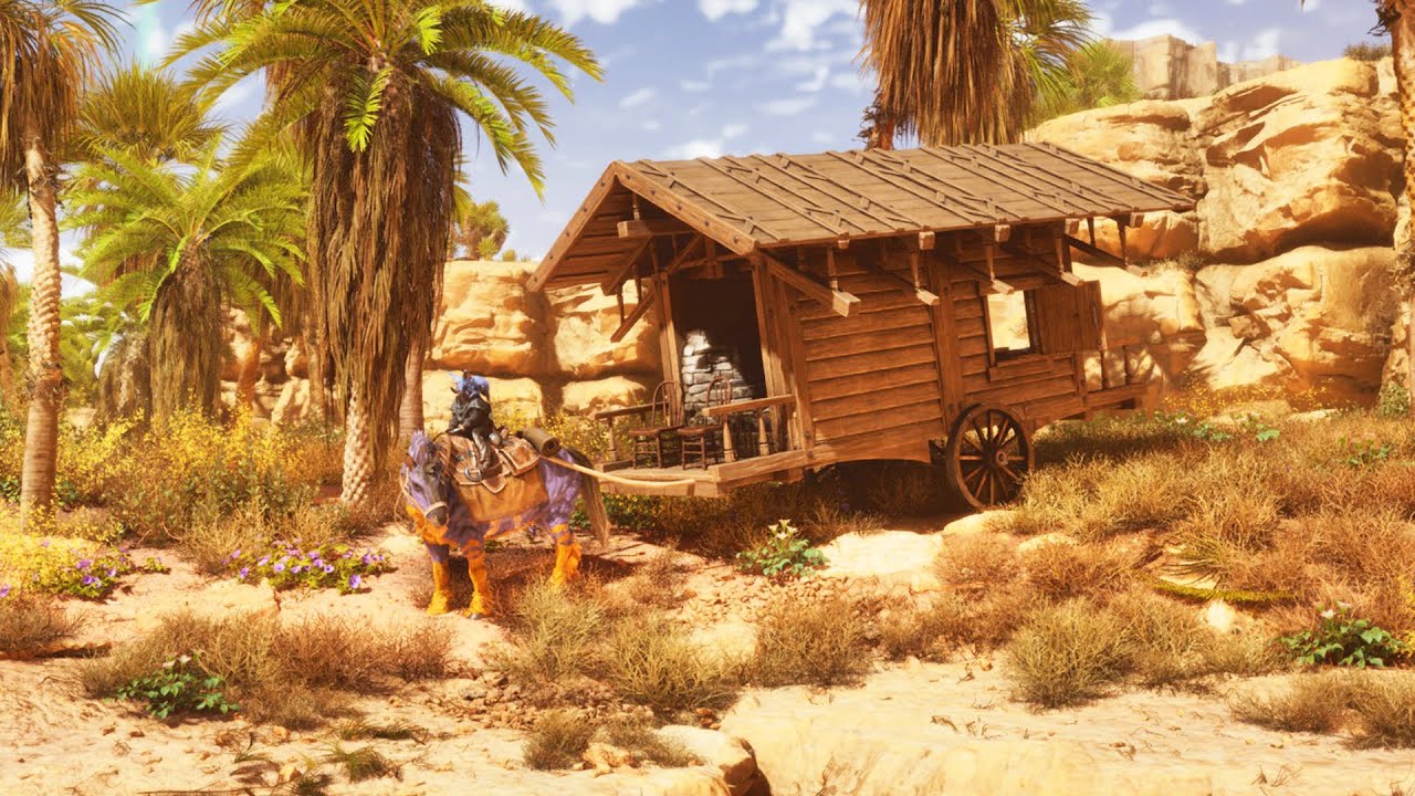 Platform Cart Wagon | Build Tutorial | ARK: Survival Ascended - YouTube