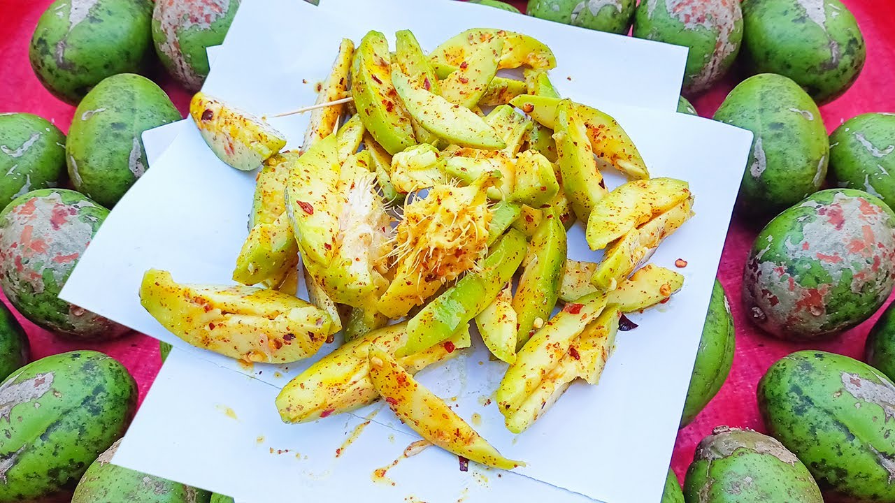 special tasty masala green amra(ambarella)vorta | green amra vorta ...