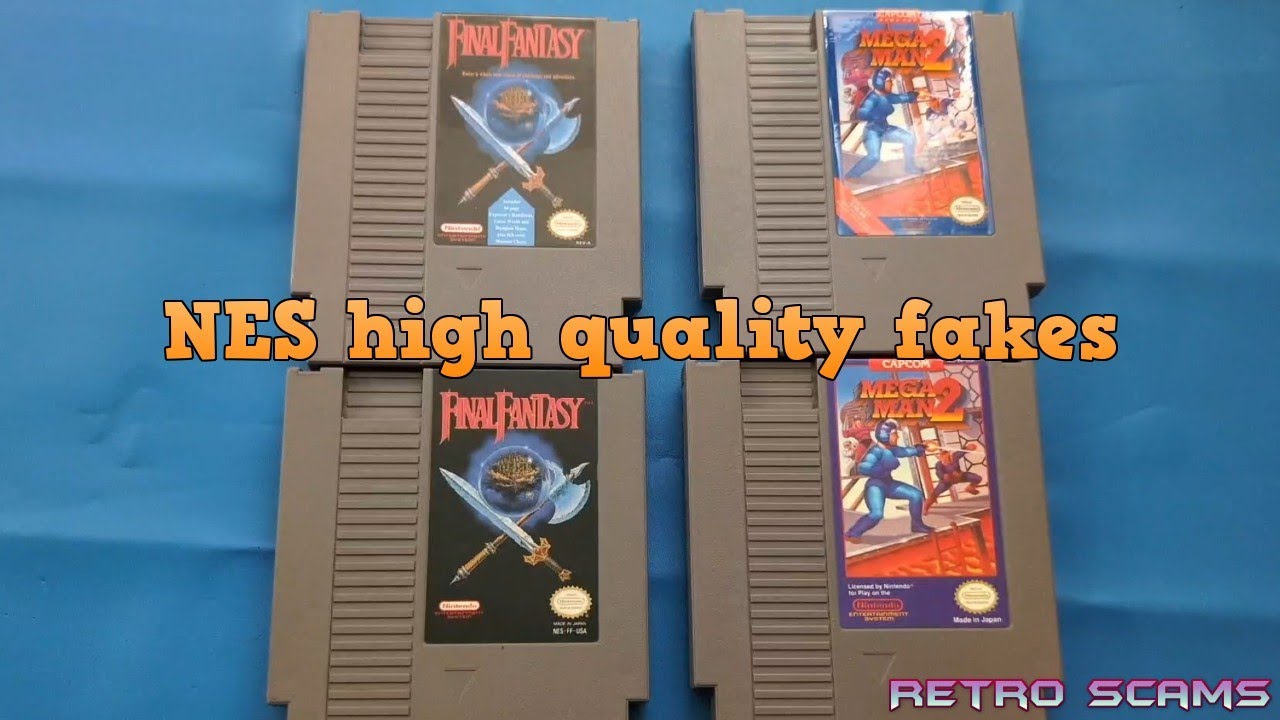 How to tell if an NES game is real or fake! - YouTube
