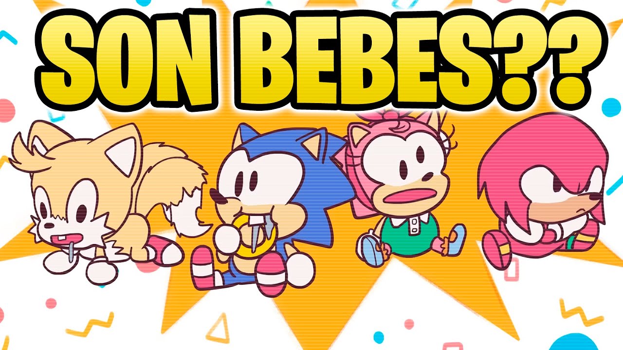 SONIC Y SUS AMIGOS AHORA SON BEBÉS??? - YouTube