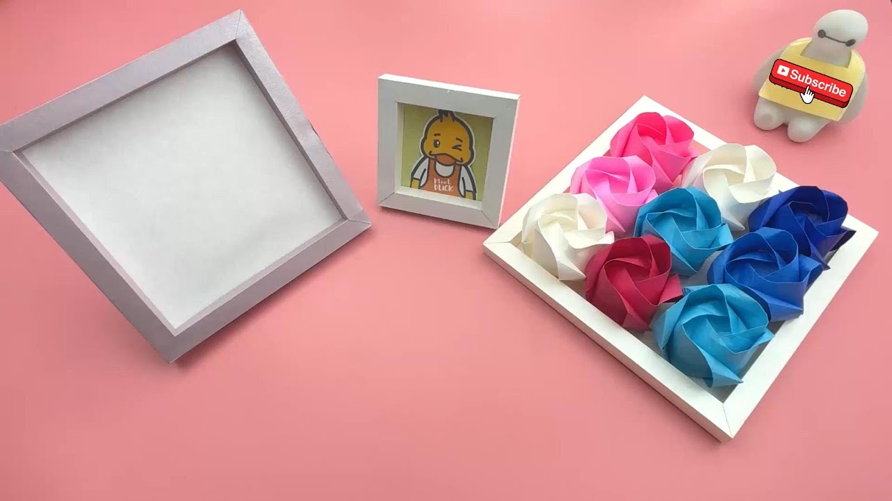 Create Stunning 3D Paper Photo Frames: Easy Handmade DIY Origami Craft ...
