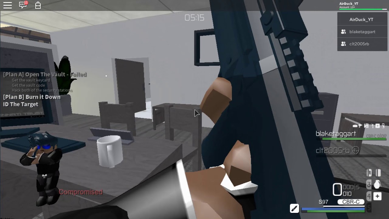 entry point roblox the deposit mission - YouTube