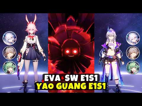 Silver Wolf lv.999 & Evanescia E1S1 x Yao Guang E1S1 vs New Boss AA | HSR 4.2