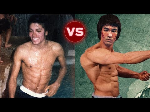Michael Jackson vs Bruce Lee Transformation || Who is better?