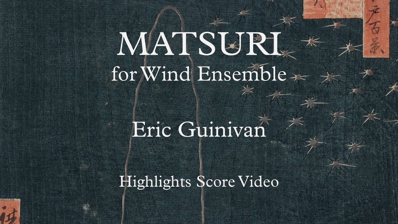 MATSURI for Wind Ensemble - Realization Score Video - YouTube