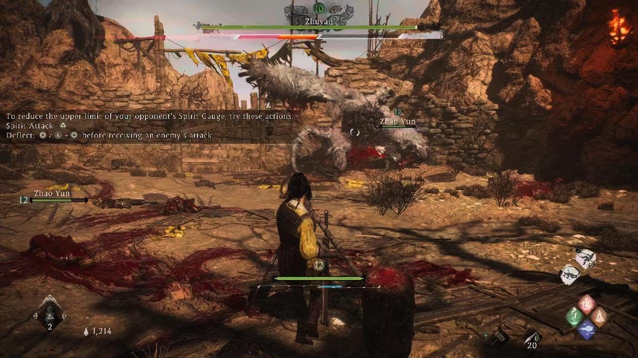 Wo Long: Fallen Dynasty Demo: Zhuyan Boss Fight (4k HDR) - YouTube
