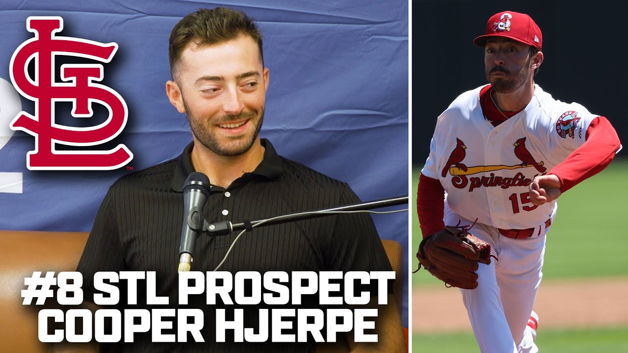 This funky top Cardinals prospect throws just 91 MPH | Cooper Hjerpe Interview - YouTube