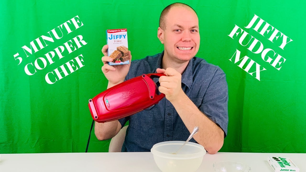 5 Minute Red Copper Chef - Jiffy Brownie Mix and Junior Mints - YouTube