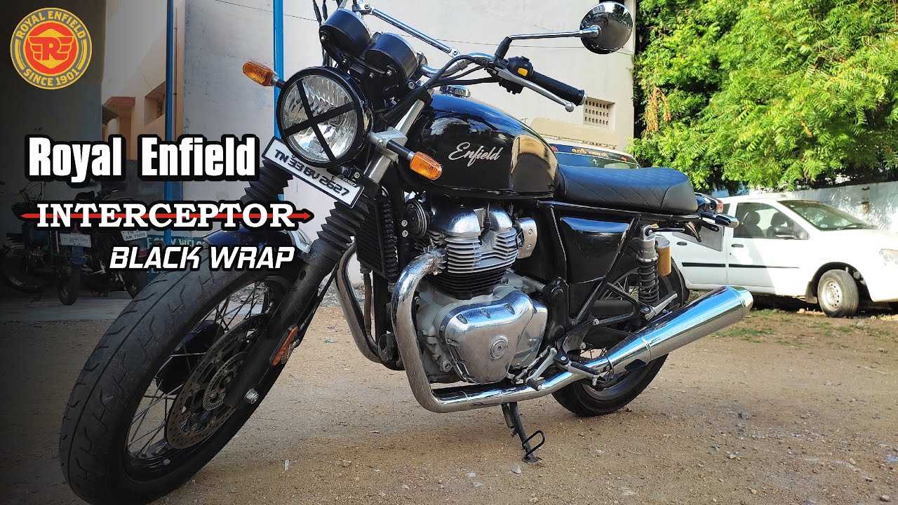 Royal Enfield Interceptor 650 | Interceptor Tank Black Wrapping ...