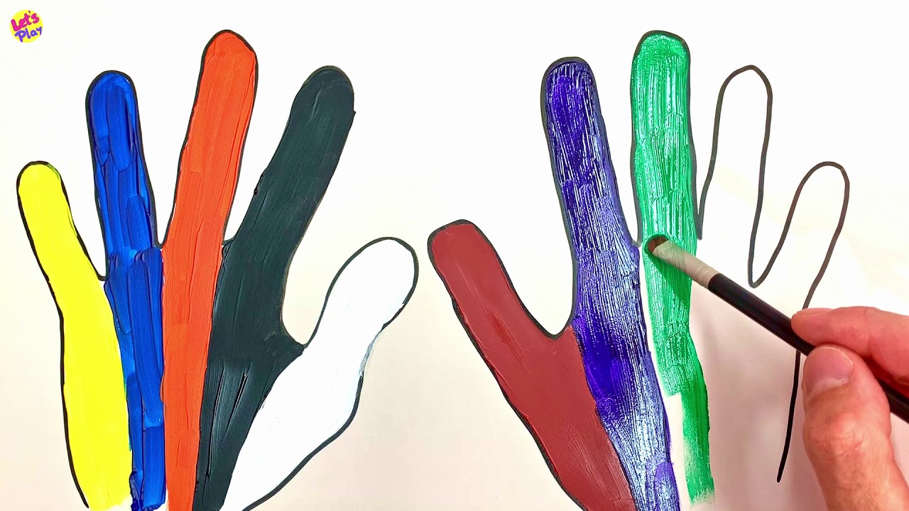 Finger Color Family - 10 color Finger Family - Learn colors - Finger ...