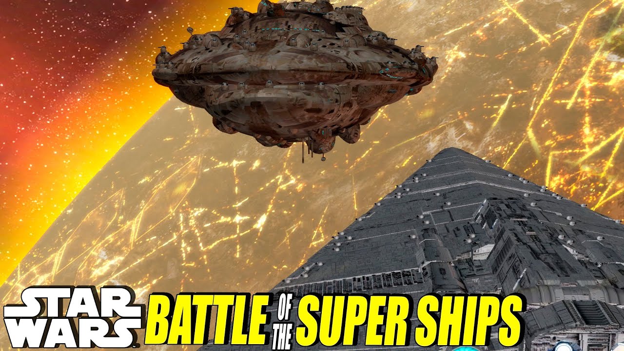 Battle of the Super Ships -- Star Wars - MC99 vs Praetor II - YouTube