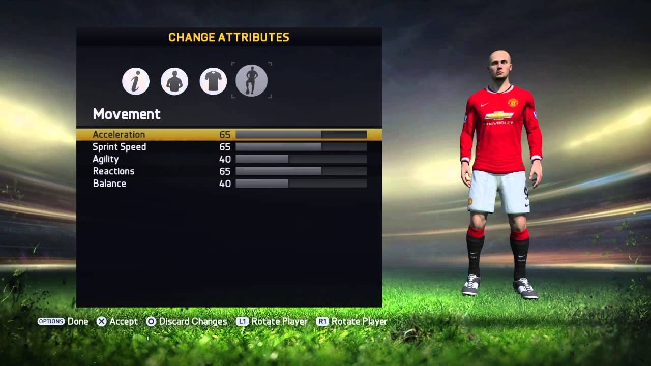 FIFA 15 How to create a player - YouTube