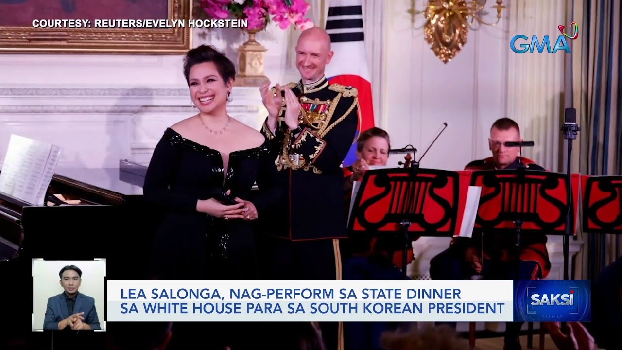 Lea Salonga, nag-perform sa state dinner sa White House para sa South ...