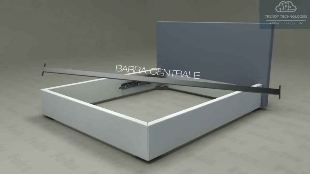 How to make a Bed with a lifting mechanism own hands - YouTube