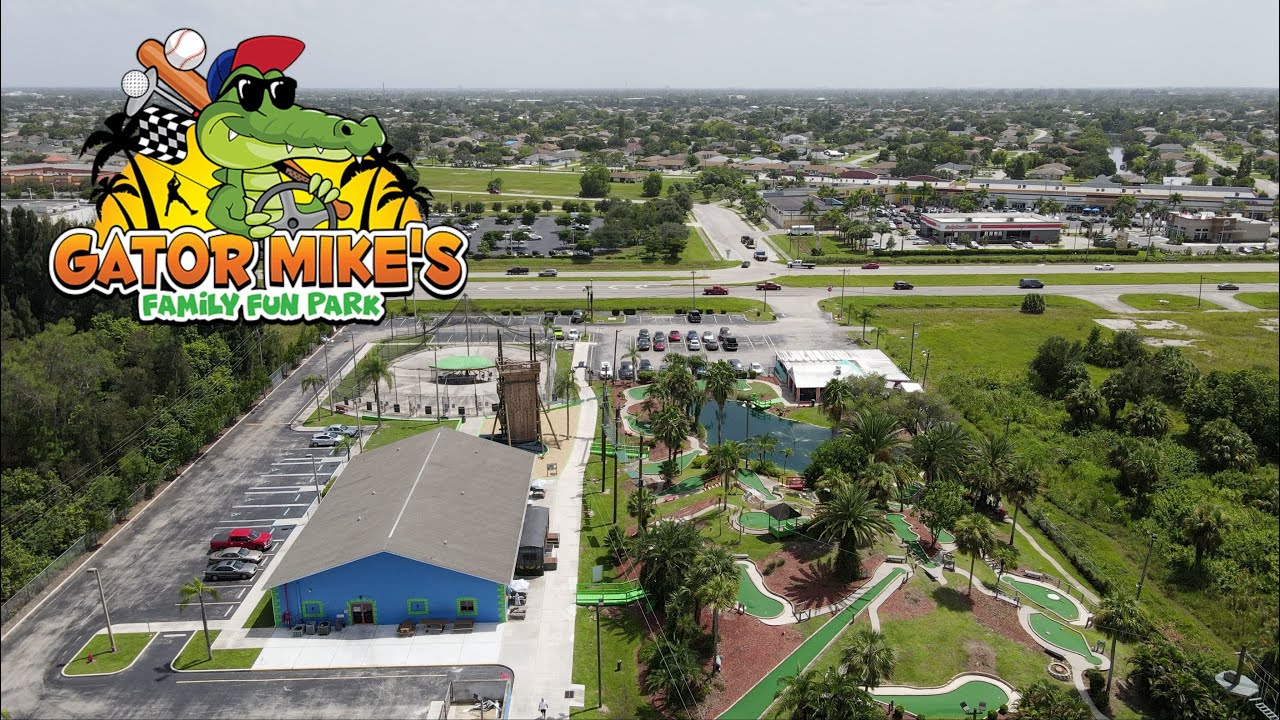 Gator Mike's Family Fun Park, Cape Coral, Florida - YouTube