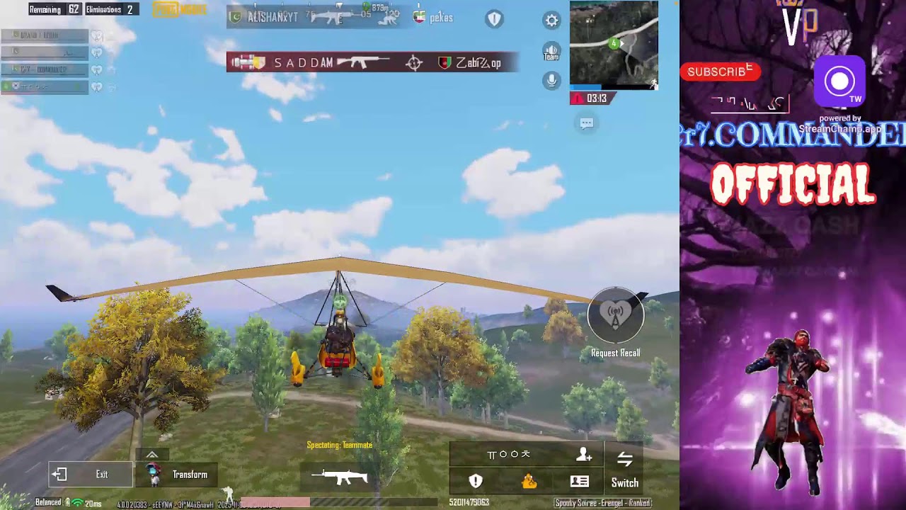 🔥 LIVE NOW | CR7 Commander Full Power | 1v4 Clutch Squad Wipes & Fun ...