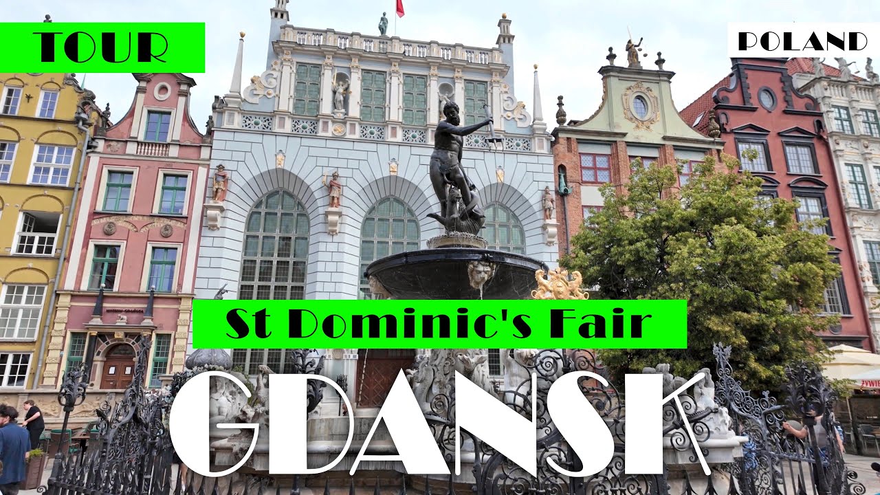 POLAND BEAUTIFUL CITY GDANSK St Dominic's Fair TOUR/GDAŃSK PODCZAS ...