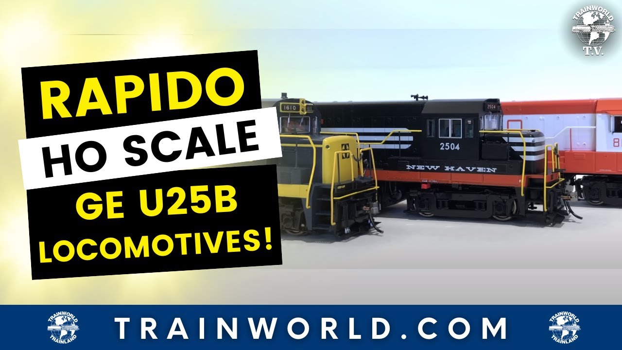 HO Scale - Rapido Trains GE U25B - YouTube