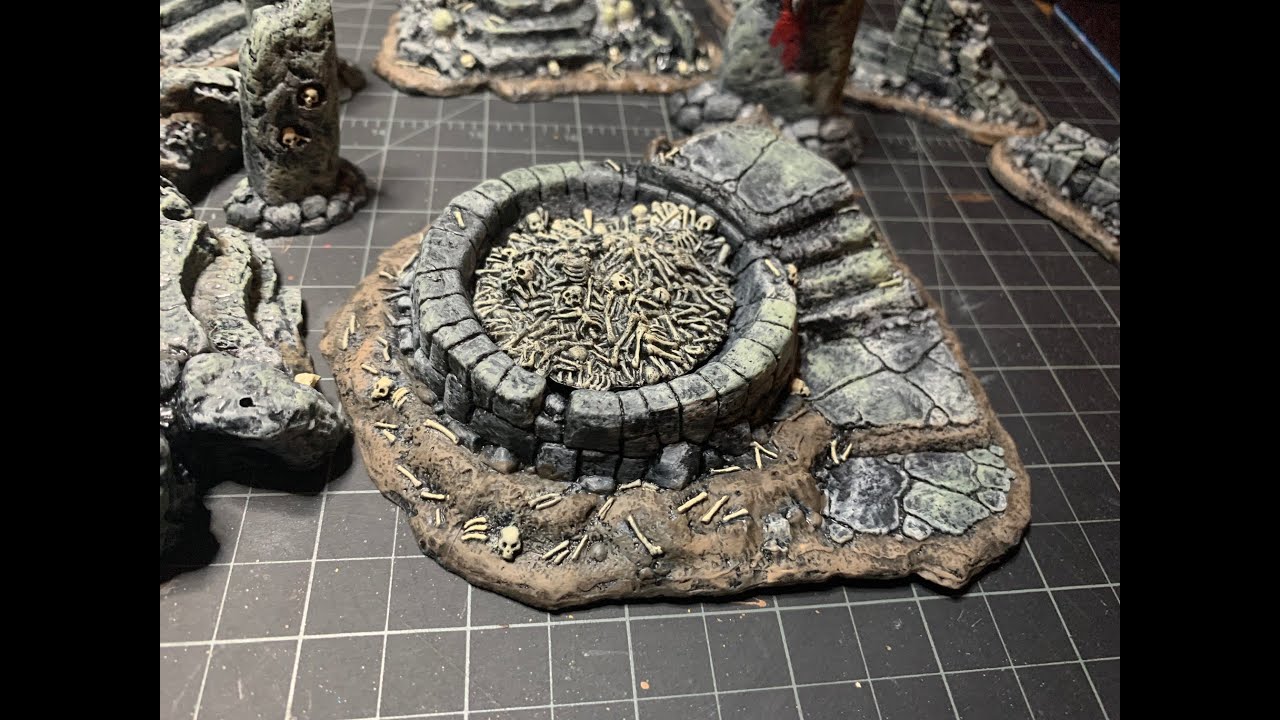 Live painting of Reaper Bones V - YouTube
